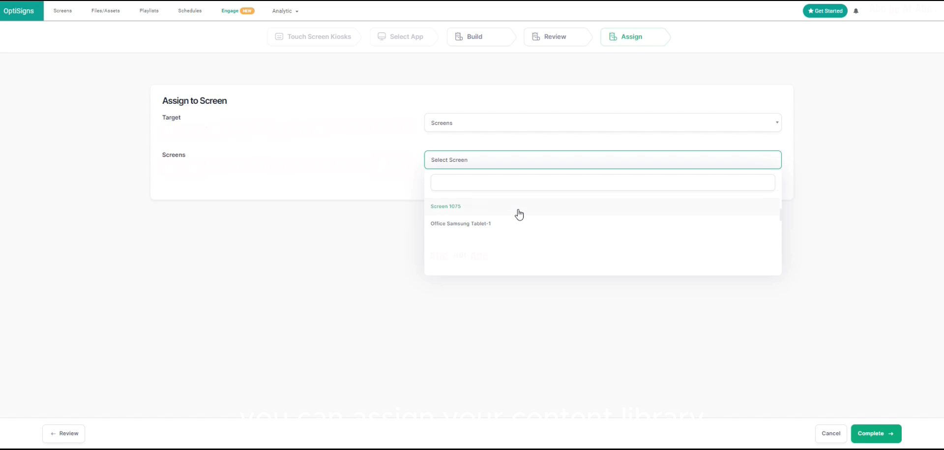 How to Create a Content Library Kiosk – OptiSigns