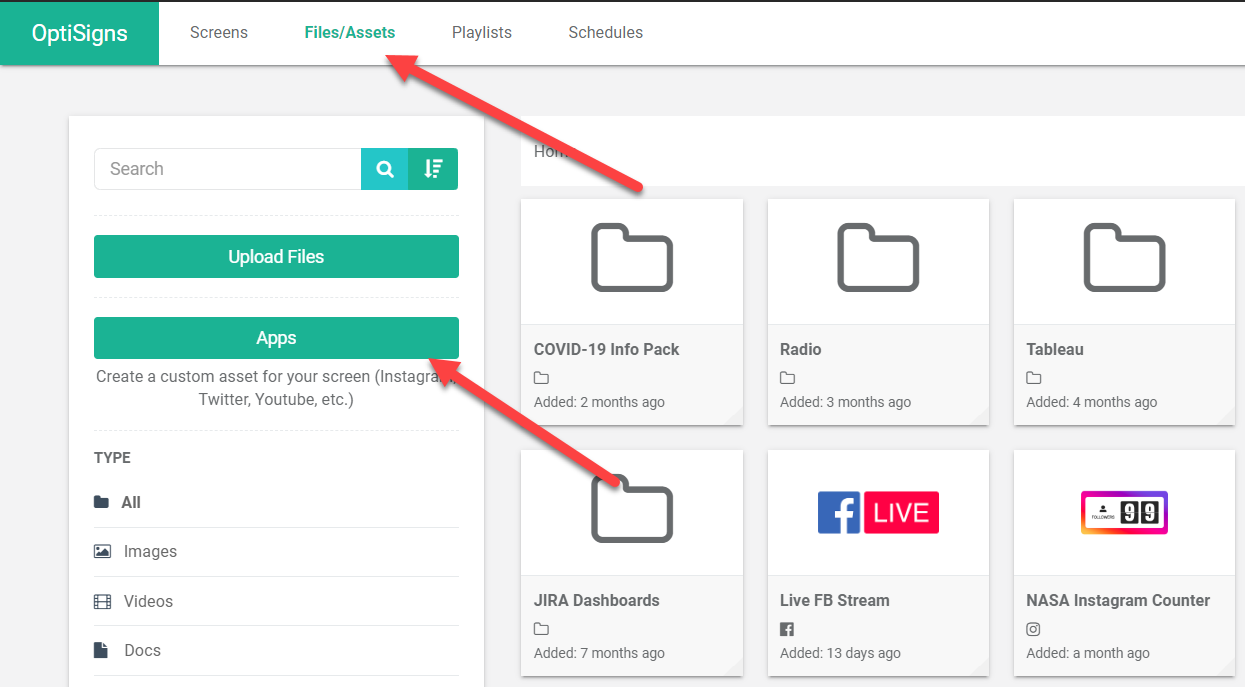 How to use the OneDrive App – OptiSigns