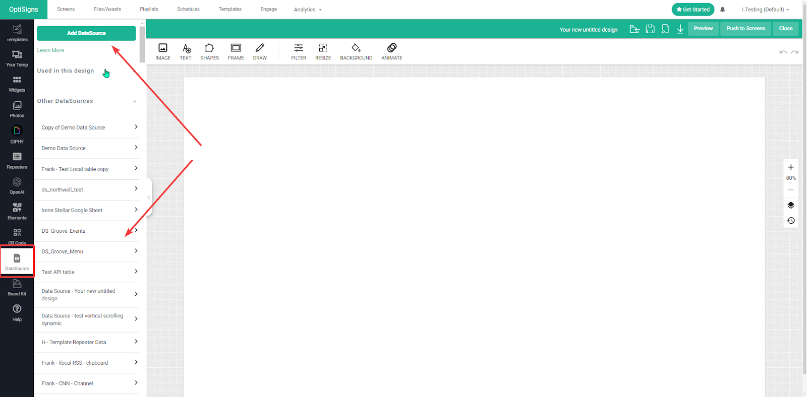 How to Set Up Dynamic Data Mapping with OptiSync – OptiSigns