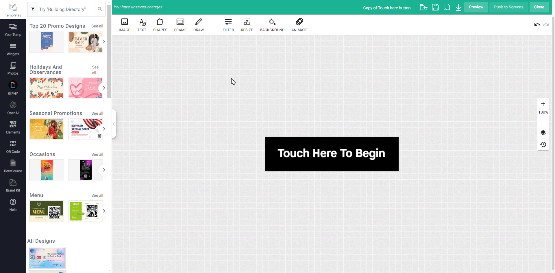 How to Create an Attract Screen for Your Kiosk – OptiSigns