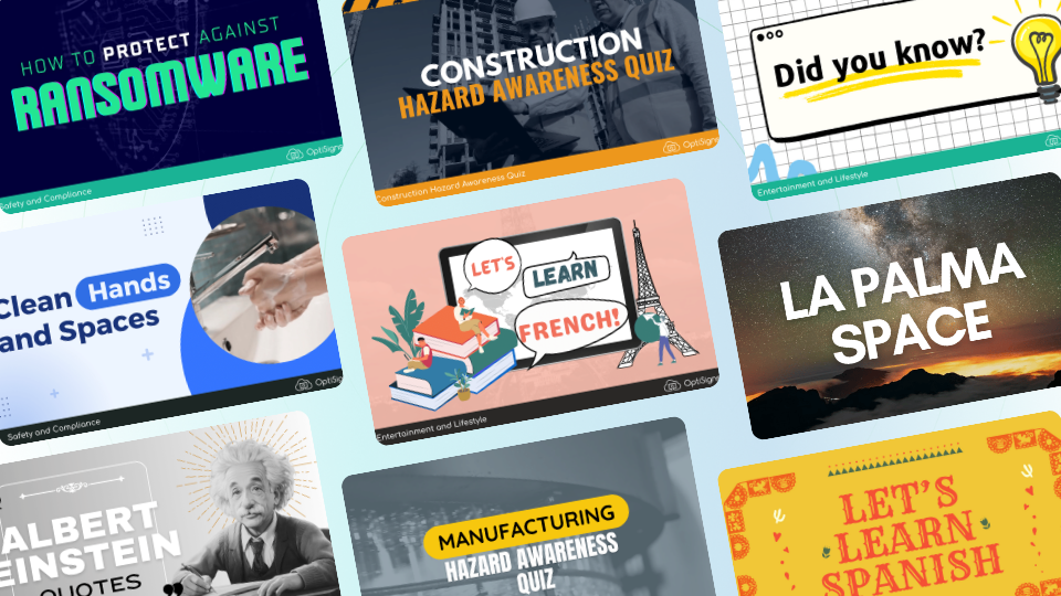 Guide for Creating Content with OptiSigns – OptiSigns