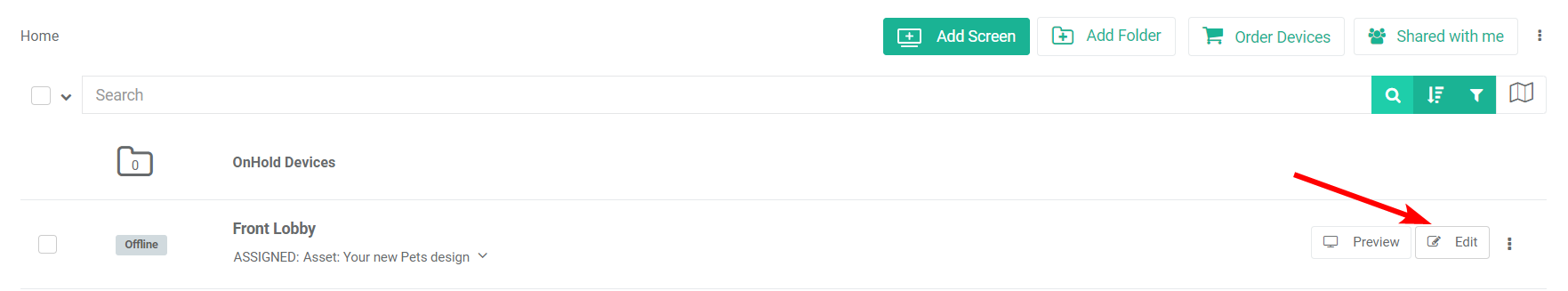 Push Contents to your Screens – OptiSigns