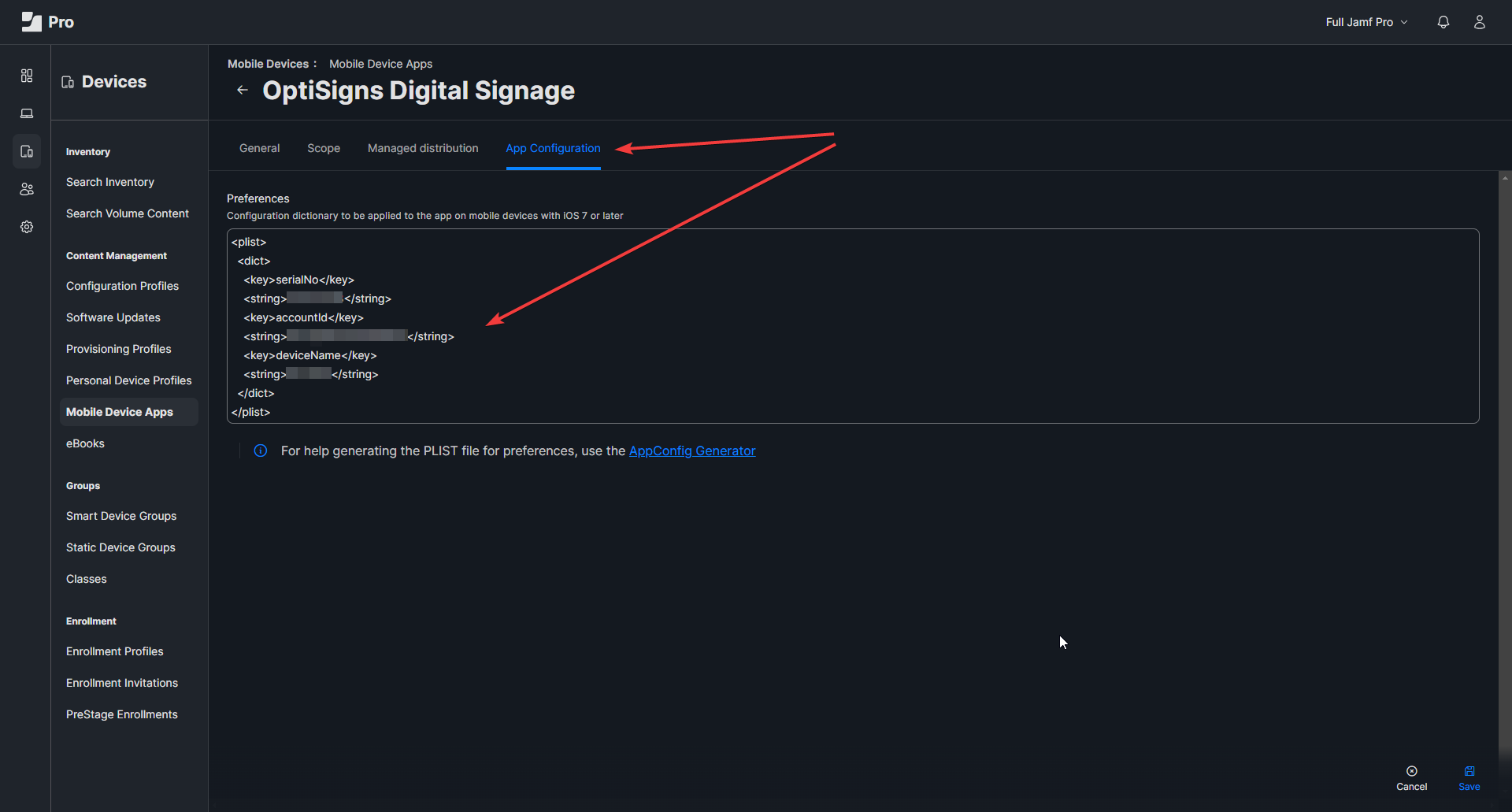 Configuring Mass Deployment with Jamf Pro MDM on Apple Devices – OptiSigns