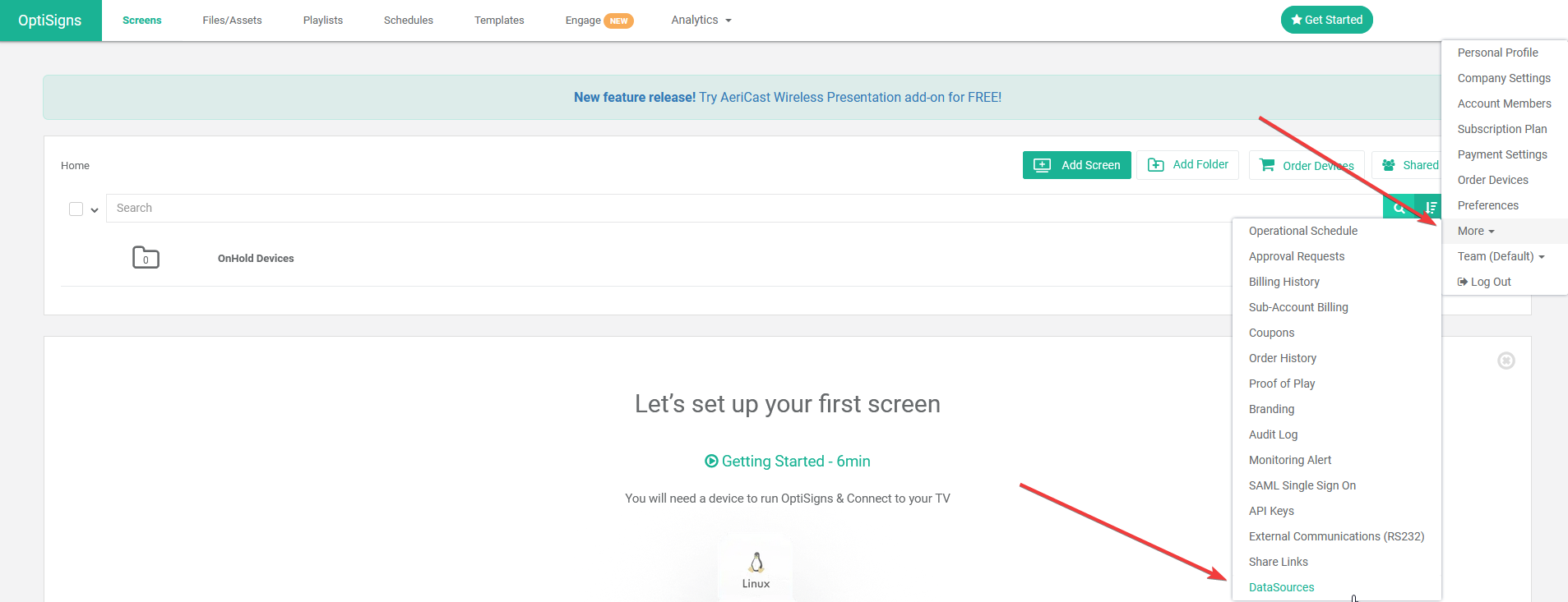 How To Integrate Api And Publish Api Data Via Optisync Optisigns