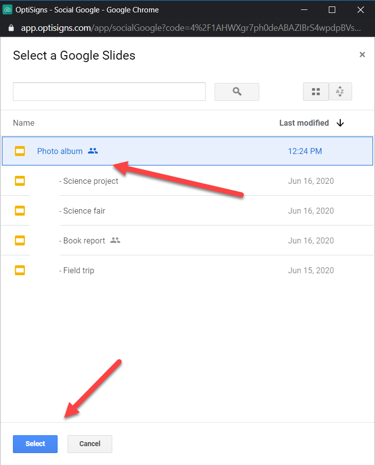 How to use Google Slides with OptiSigns – OptiSigns