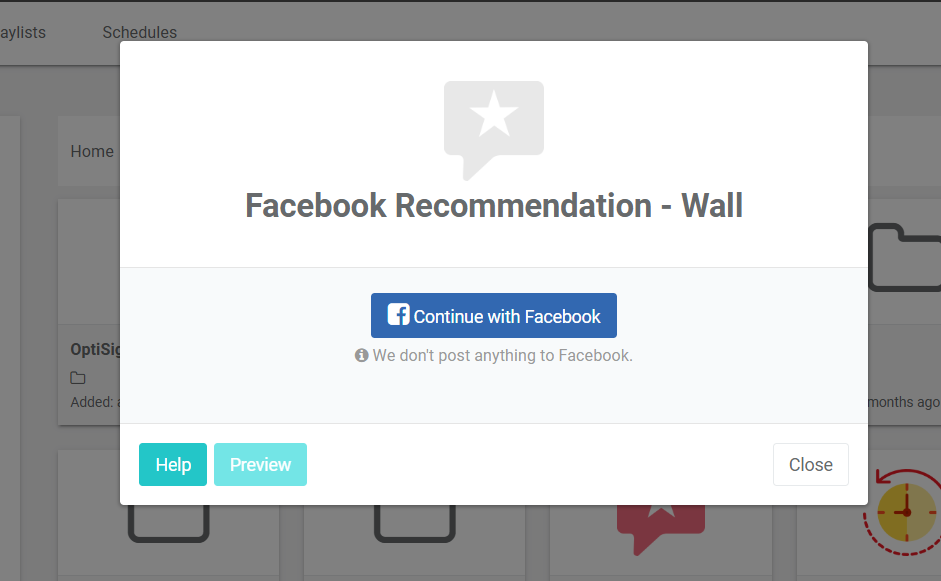 How to use Facebook Recommendations App – OptiSigns