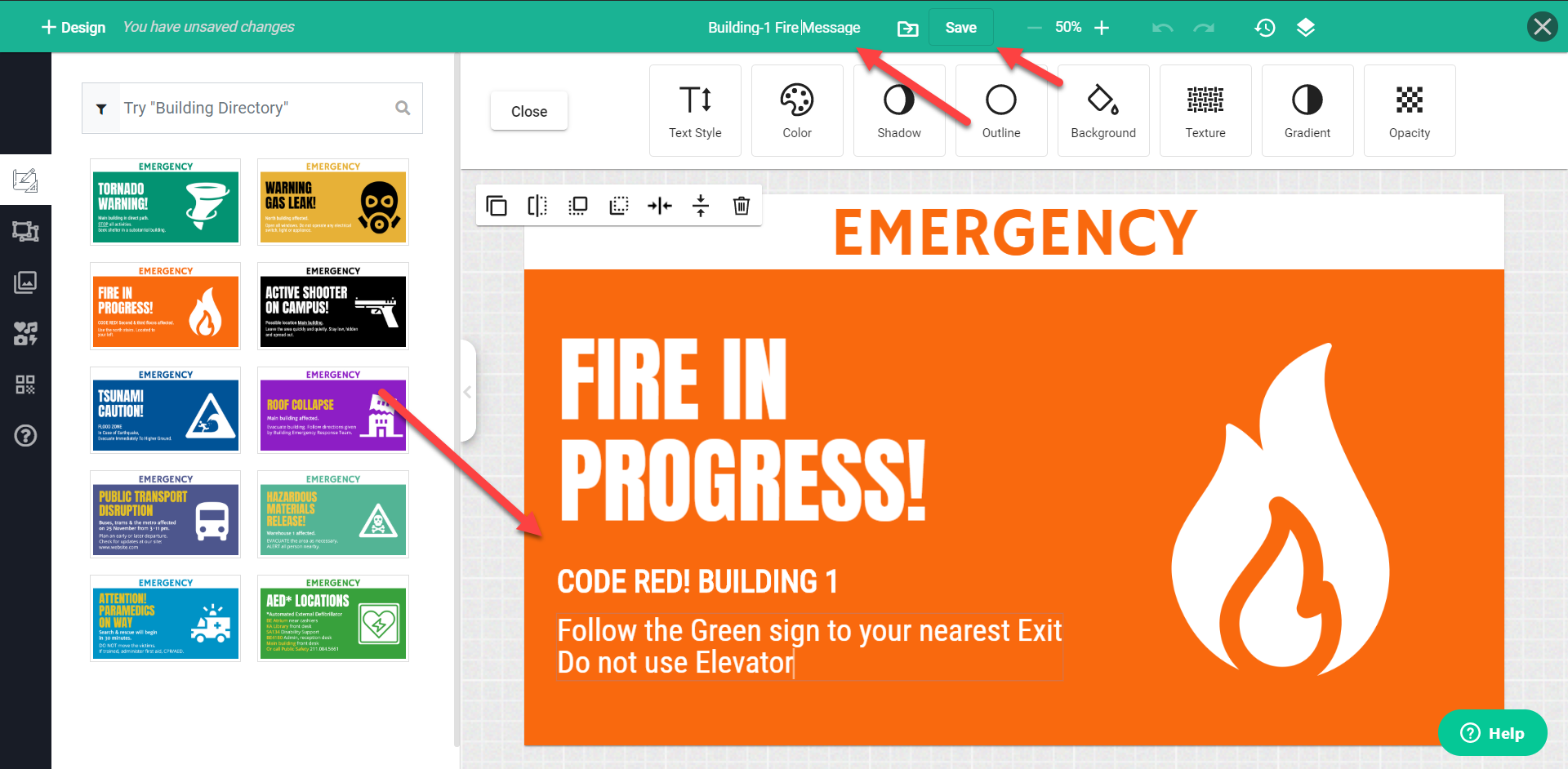 How to use Emergency Message/Alert App – OptiSigns