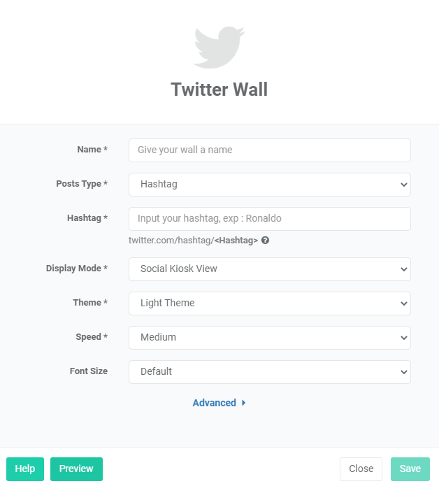How to create and use Twitter Wall – OptiSigns
