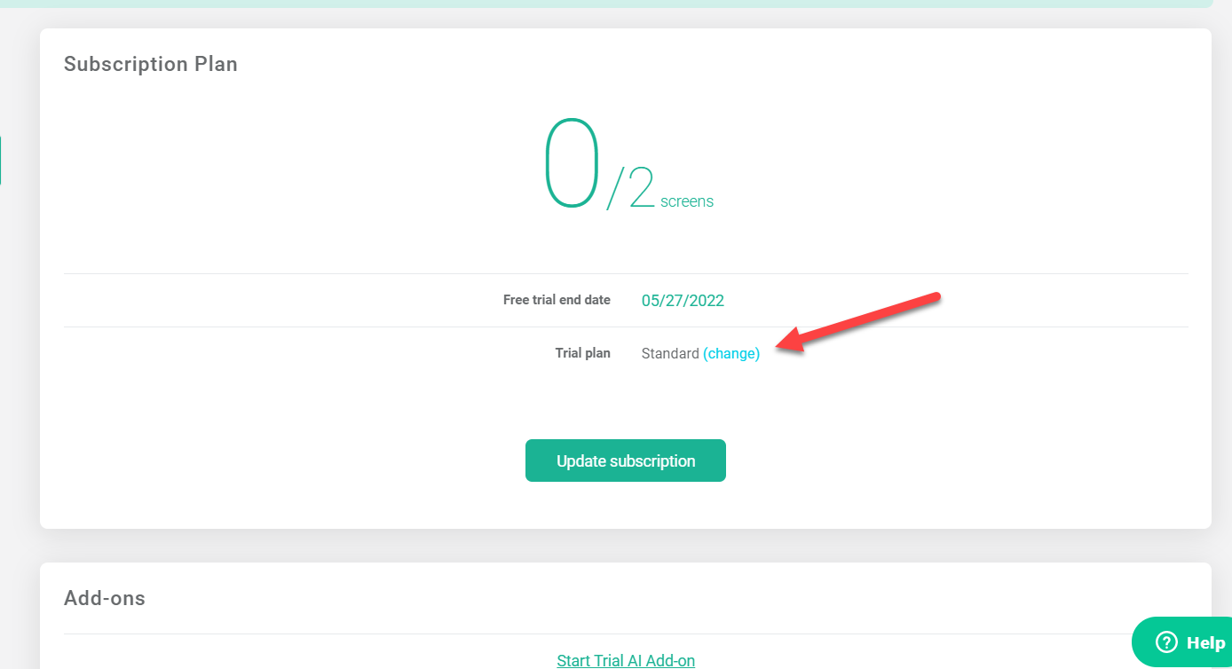 Billing: How do I change my subscription plan? – OptiSigns