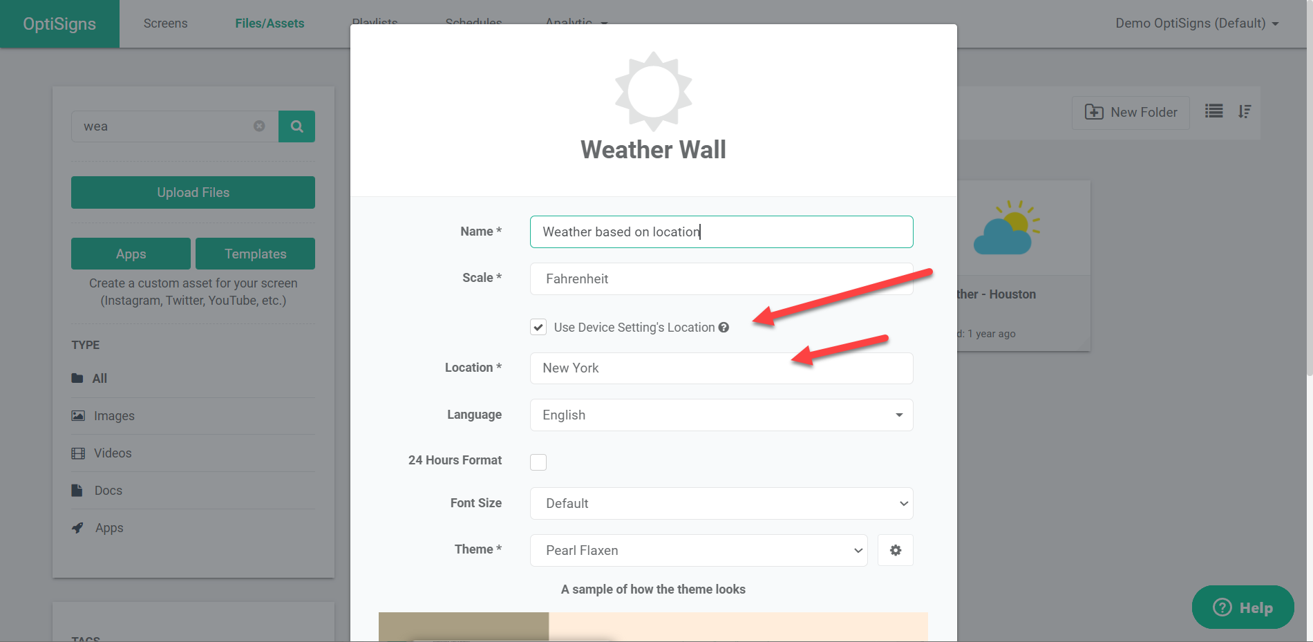 How to Use Weather Apps Based on Device Location – OptiSigns