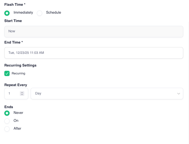 How to Use the Flash Message App – OptiSigns