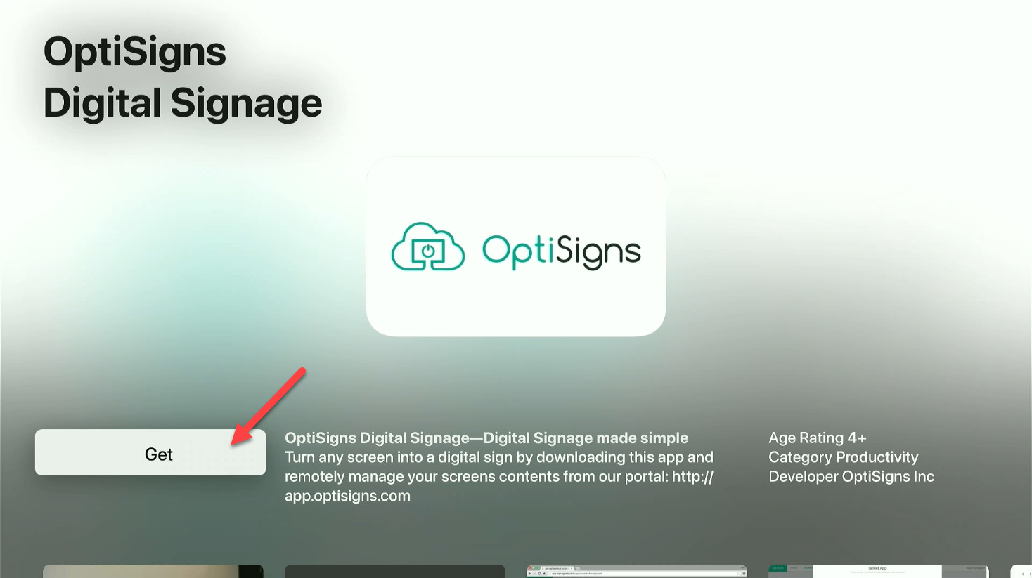 How to install OptiSigns Player on Apple TV – OptiSigns